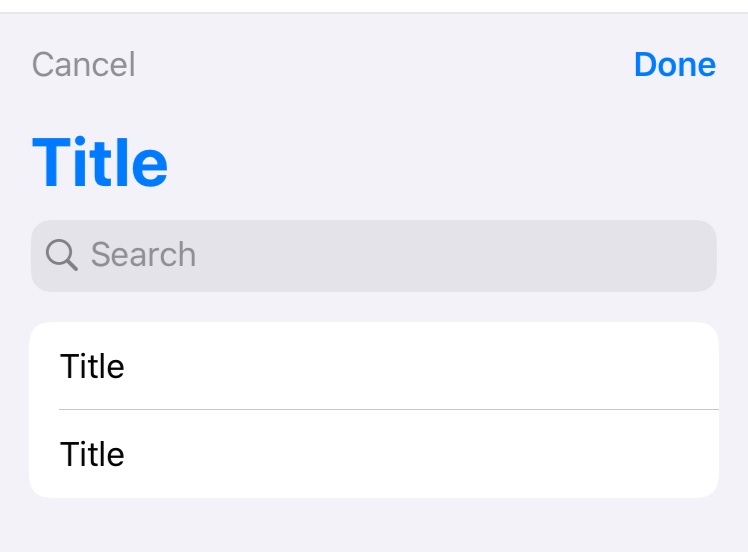 Customising navigation bar in iOS13 with `UINavigationBarAppearance` · Morning SwiftUI